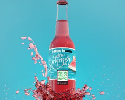 Códigos QR en Botellas y Latas | Generador de código QR | QRCodeChimp ...