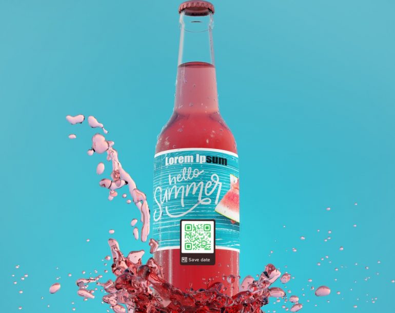 QR Codes on Bottles and Cans | QR Code Generator | QRCodeChimp.con
