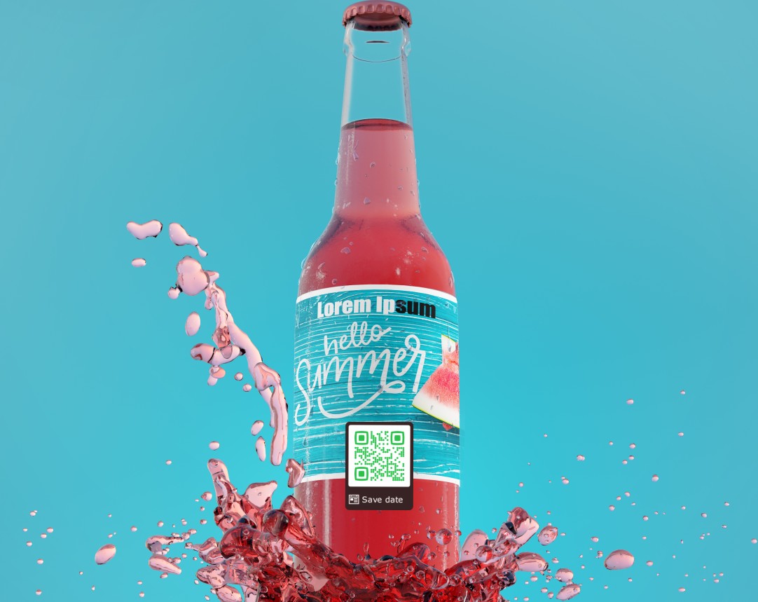 QR Codes on Bottles and Cans | QR Code Generator | QRCodeChimp.con