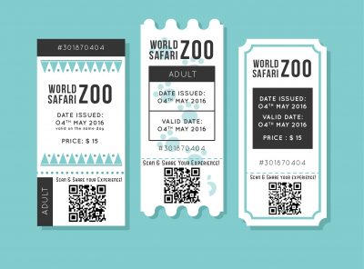 QR Codes on Tickets | QR Code Generator | QRCodeChimp.com