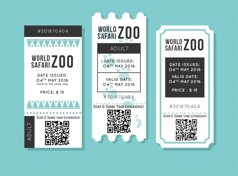 QR Codes on Tickets | QR Code Generator | QRCodeChimp.com