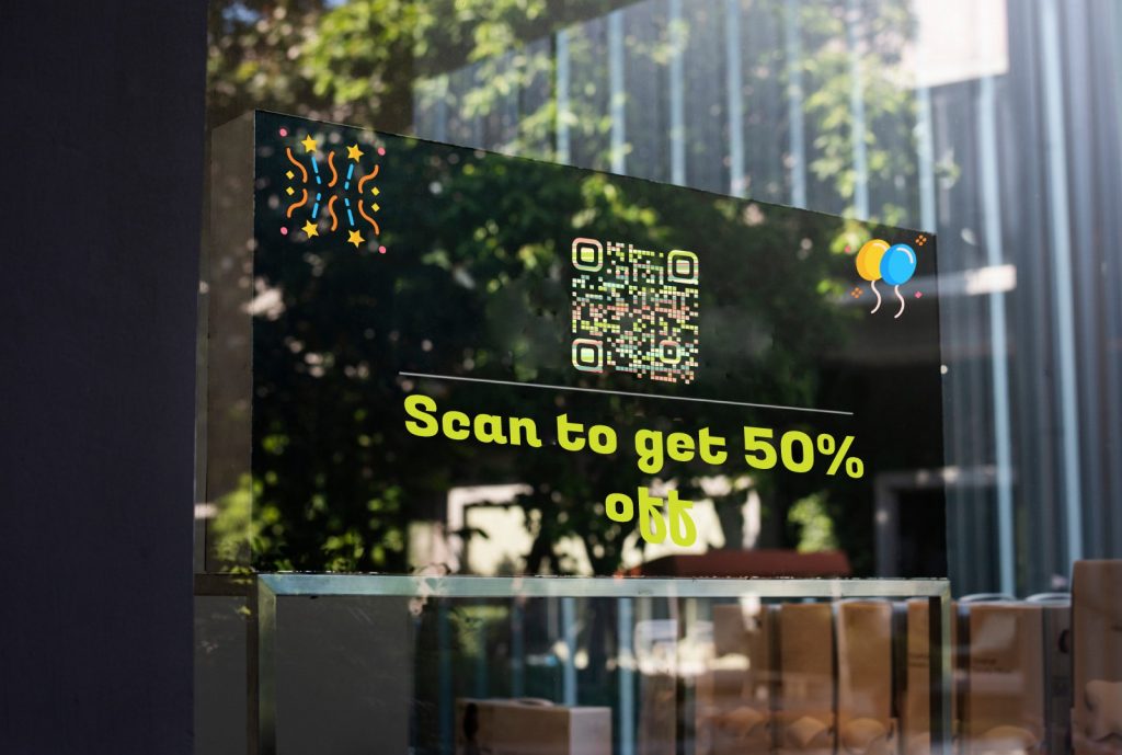 QR codes on shop boards | QR Code Generator | QRCodeChimp.com