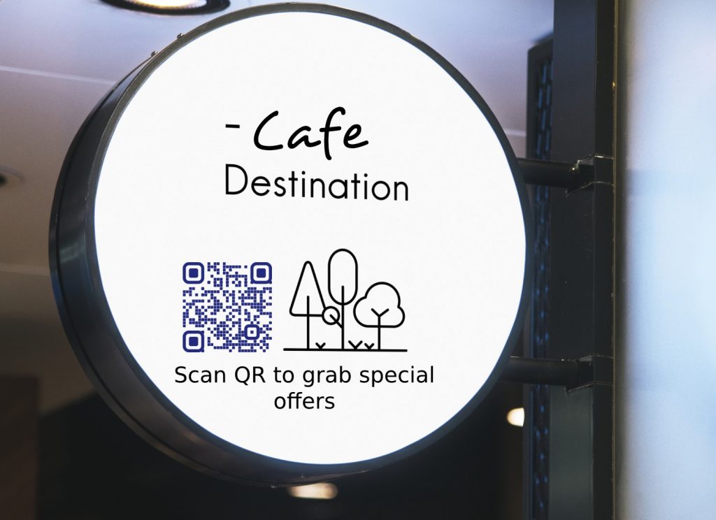 QR codes on shop boards | QR Code Generator | QRCodeChimp.com