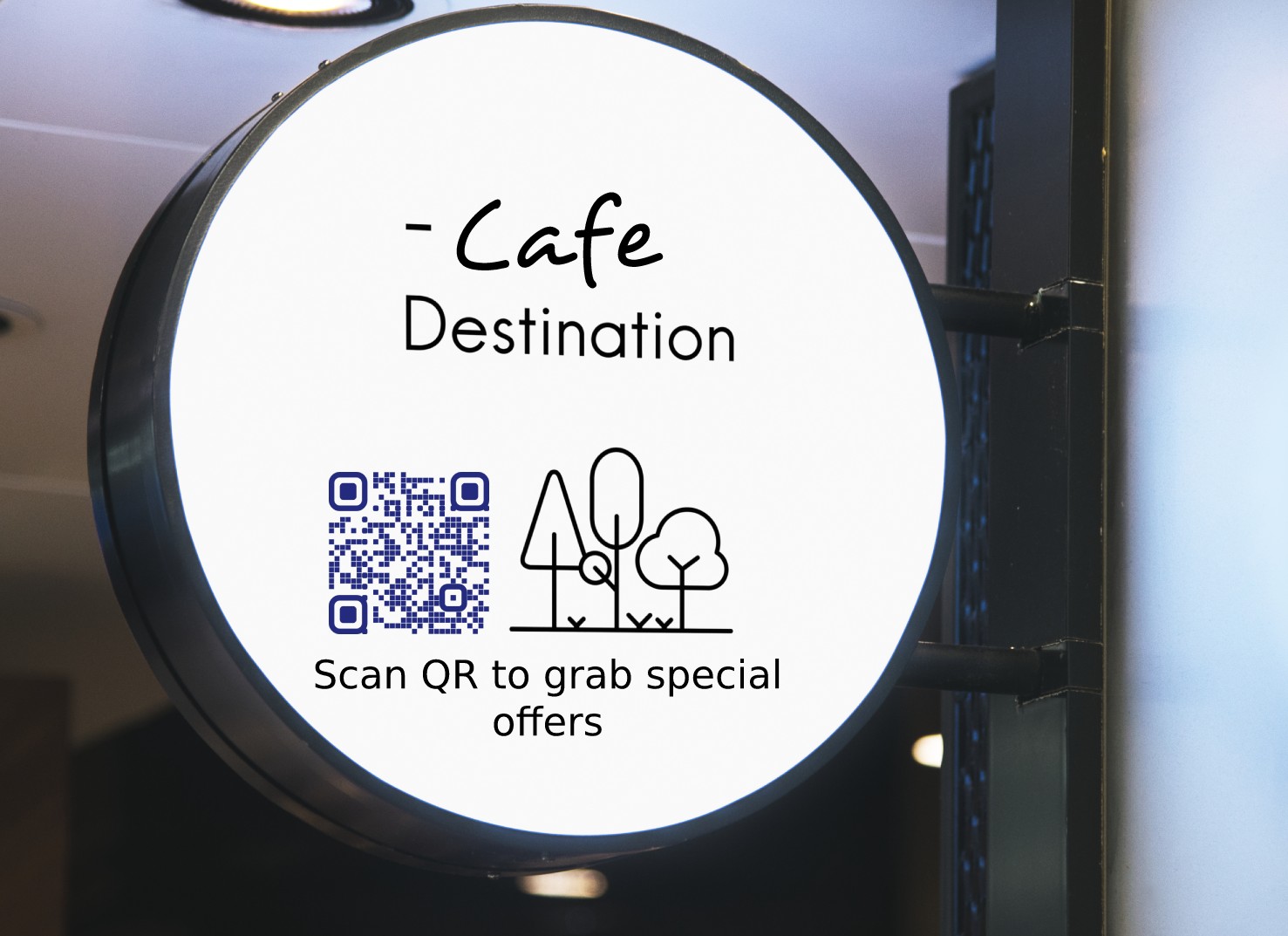 QR codes on shop boards | QR Code Generator | QRCodeChimp.com