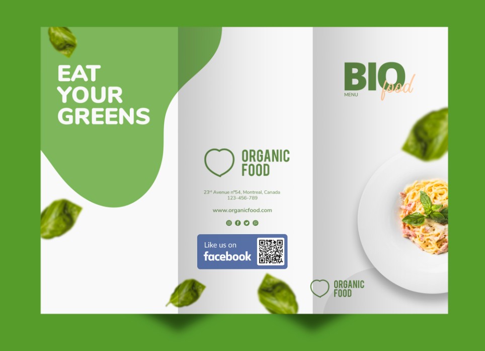 QR codes on Brochure | QR Code Generator | QRCodeChimp.com