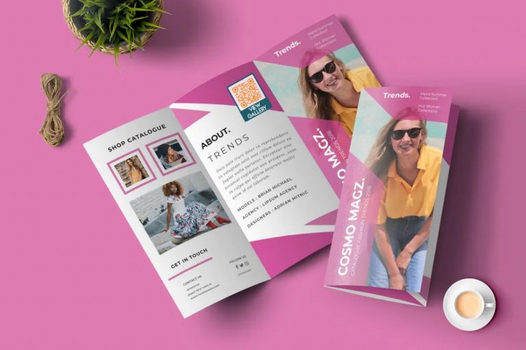 QR codes on Brochure | QR Code Generator | QRCodeChimp.com