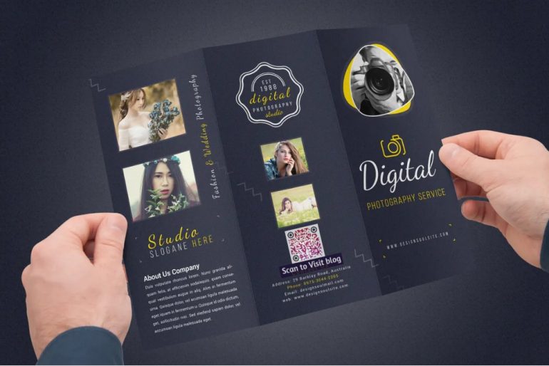 QR codes on Brochure | QR Code Generator | QRCodeChimp.com