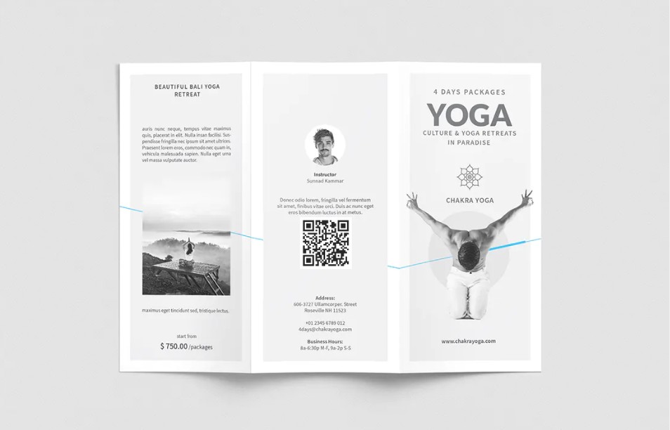 QR codes on Brochure | QR Code Generator | QRCodeChimp.com