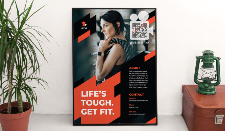 QR codes for Gyms and Wellness studios | QR Code generator
