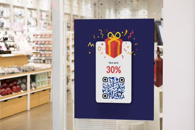 How to use QR Codes on shop windows - Free QR Code Generator Online