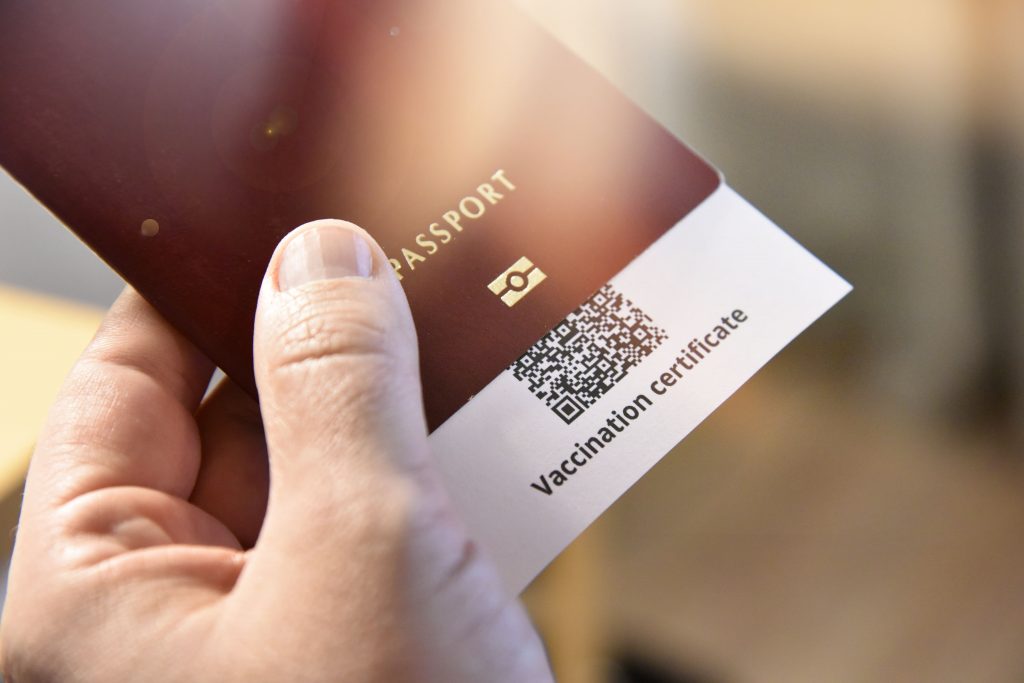 QR Codes for Health Passports