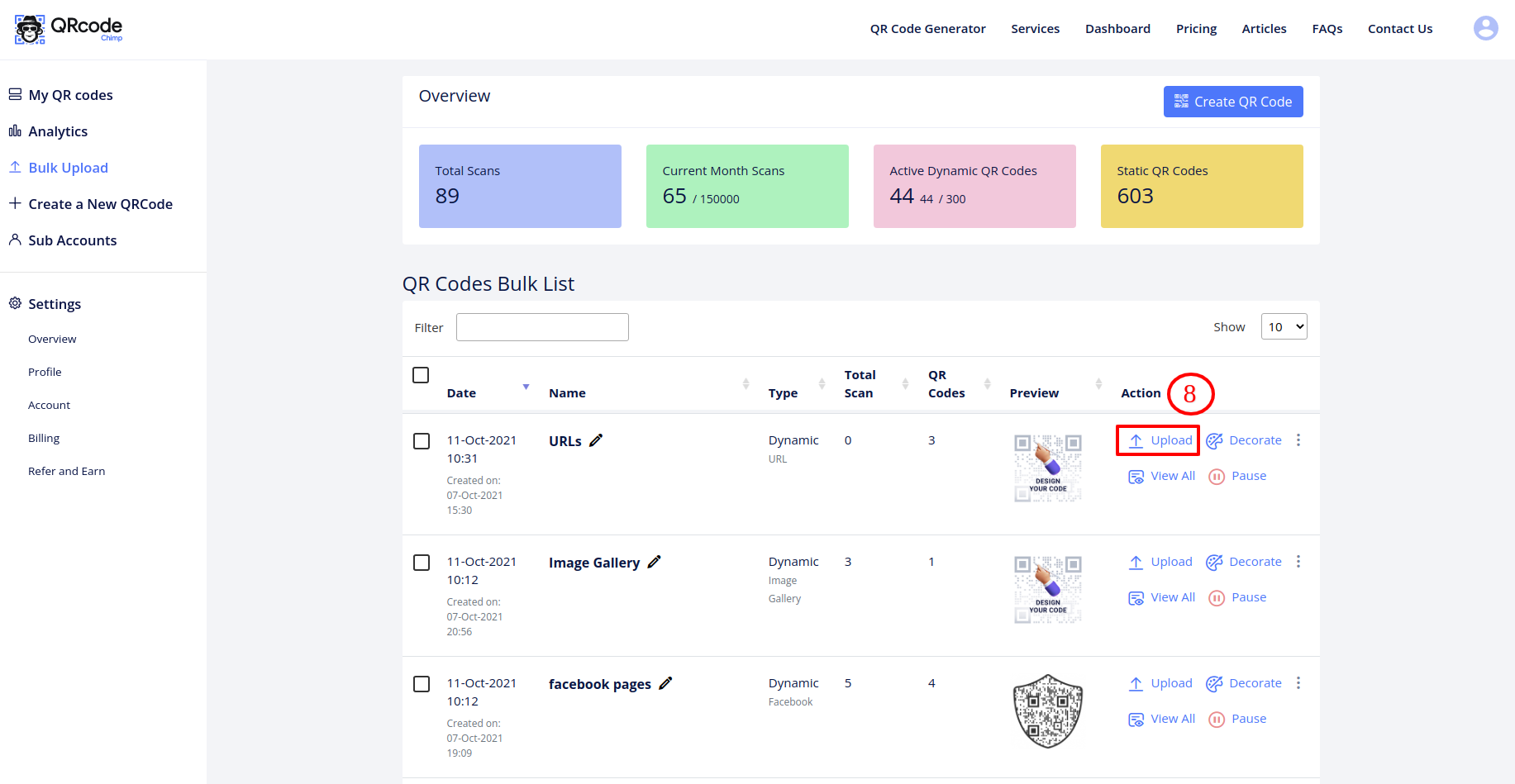 How to Edit Bulk QR Codes? - Free QR Code Generator Online with Logo