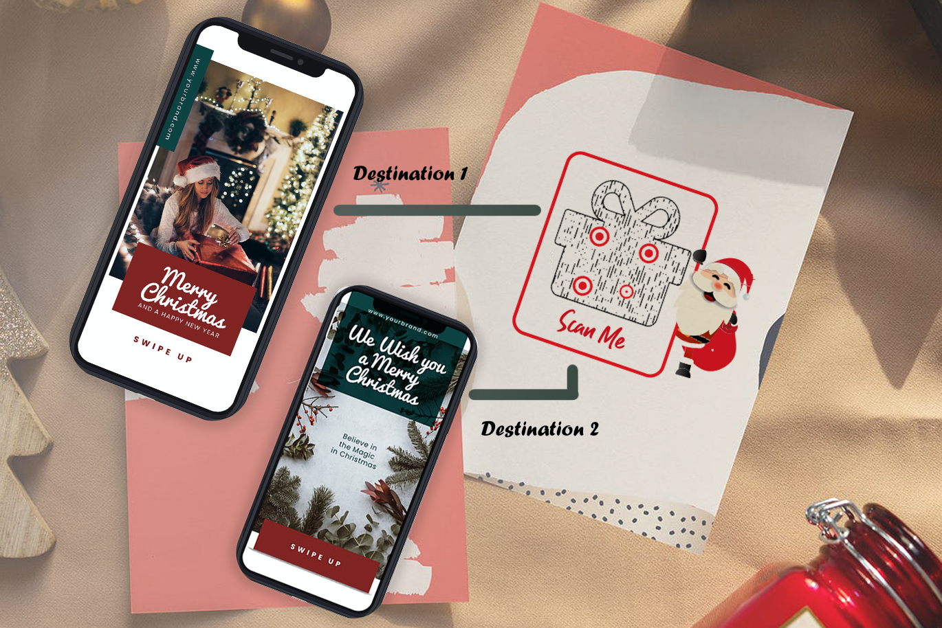 Ho Ho ! QR Santa a des cadeaux pour vous ! - Générateur de code QR ...