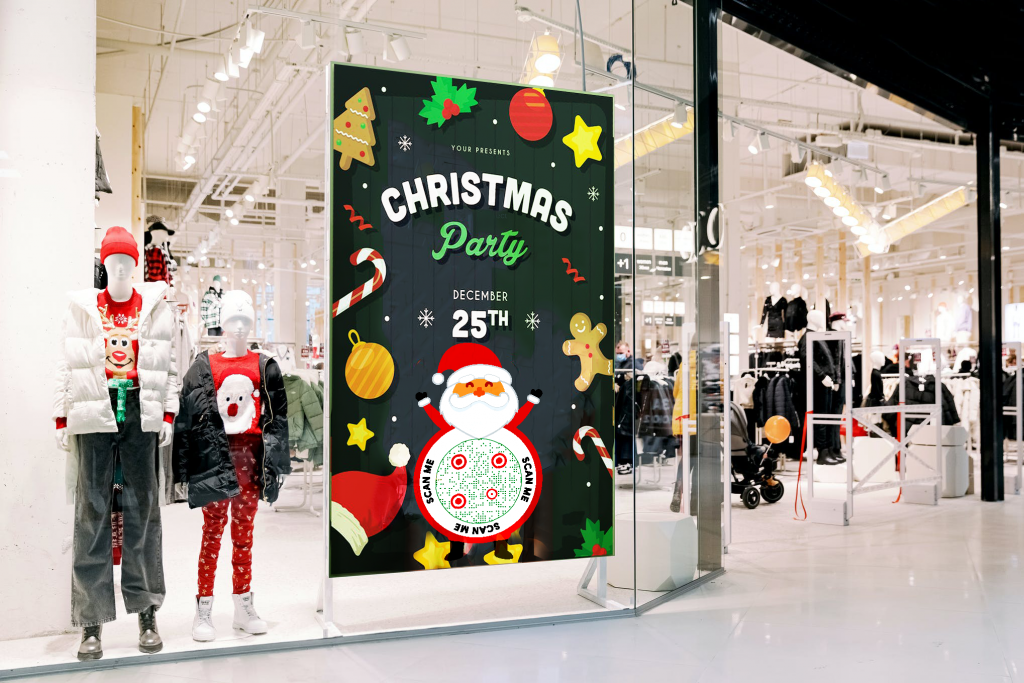 Ho Ho! QR Santa Has Gifts For You! - Free QR Code Generator Online with ...