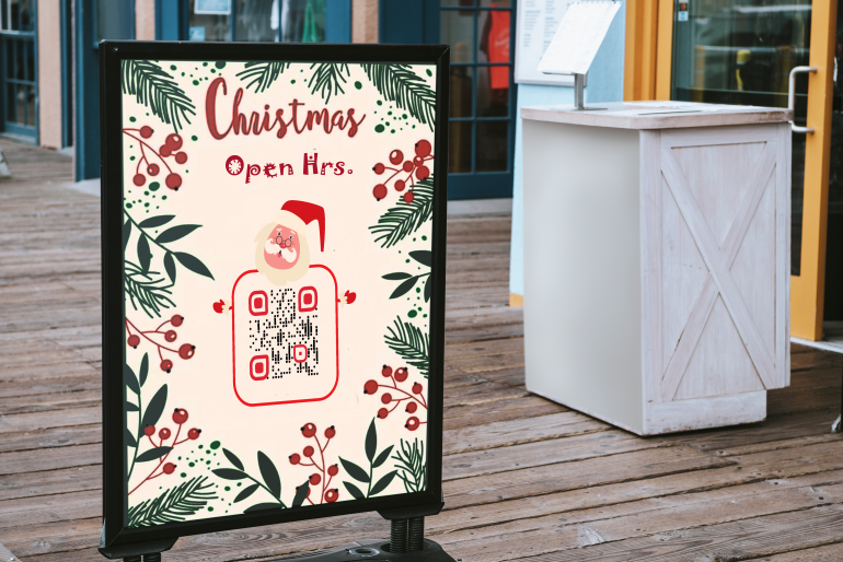 Ho Ho! QR Santa Has Gifts For You! - Free QR Code Generator Online with ...