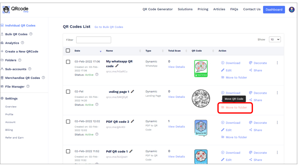 Introducing Folders for Your QR Code Platform - Free QR Code Generator ...