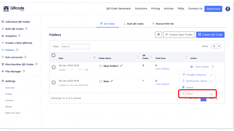 Introducing Folders for Your QR Code Platform - Free QR Code Generator ...