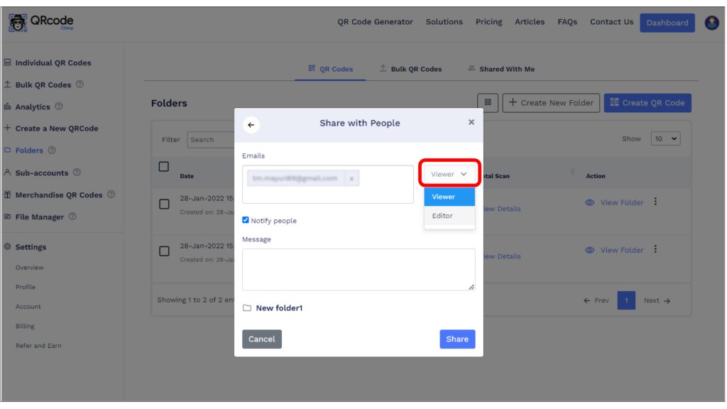 Introducing Folders for Your QR Code Platform - Free QR Code Generator ...