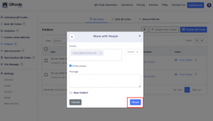 Tutorial: How to Share QR Code Folders with Multiple Clients? - Free QR ...
