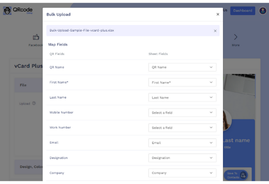 Tutorial: How to Use QR Code Bulk Upload? - Free QR Code Generator ...