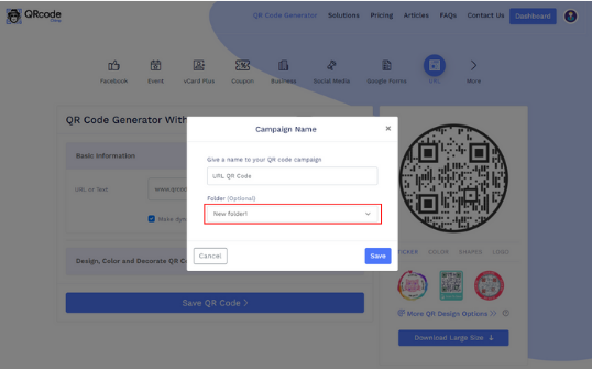 Tutorial: How to Organize QR Codes in Folders? - Free QR Code Generator ...