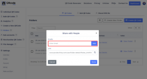 Tutorial: How to Share QR Code Folders with Multiple Clients? - Free QR ...