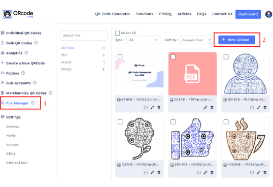 Tutorial: How to Use QR Code Bulk Upload? - Free QR Code Generator Online with Logo