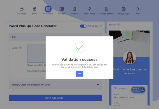 Tutorial: How to Use QR Code Bulk Upload? - Free QR Code Generator ...