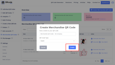 Tutorial: How to Create Merchandise QR Codes? - Free QR Code Generator ...