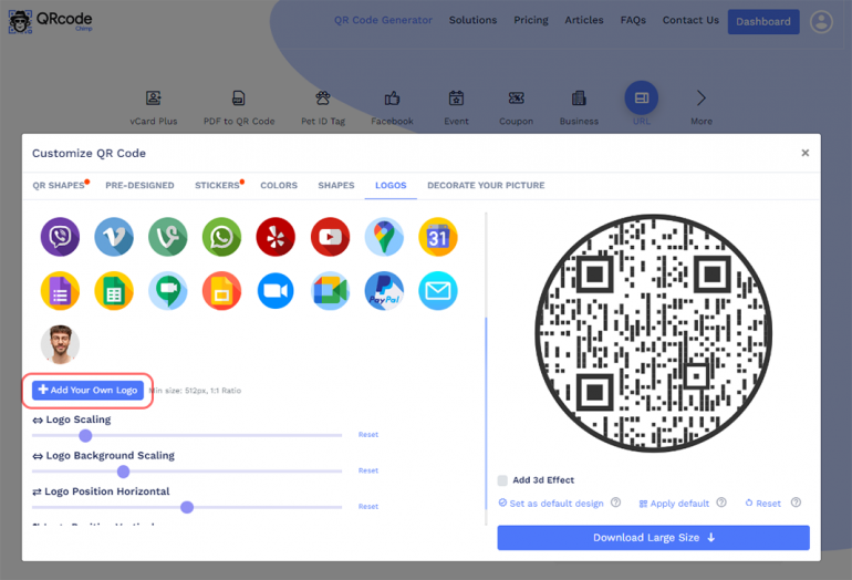 Tutorial: How to Create QR Codes with Logo - Free QR Code Generator ...