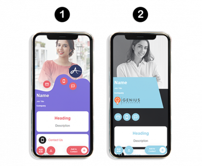 Digital Business Card Design Ideas for Different Industries