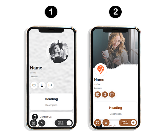 Digital Business Card Design Ideas for Different Industries