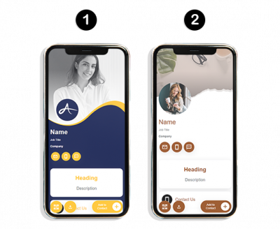 Digital Business Card Design Ideas for Different Industries