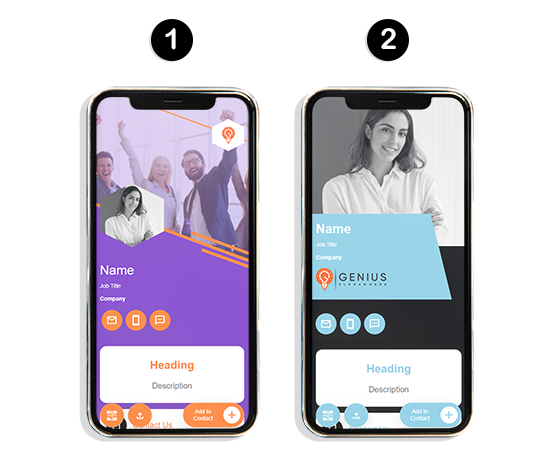 Digital Business Card Design Ideas for Different Industries