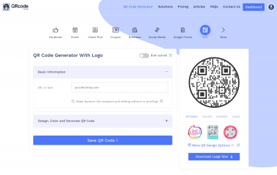 How to Make a QR Code for a Link? - Free QR Code Generator Online with Logo