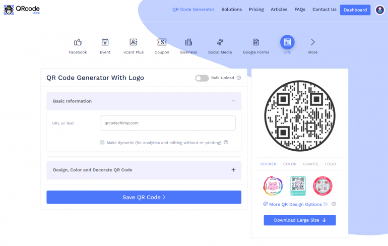 How to Make a QR Code for a Link? - Free QR Code Generator Online with Logo