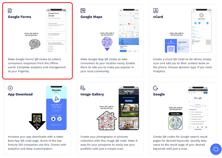 Comment créer un code QR pour Google Forms — QRCodeChimp