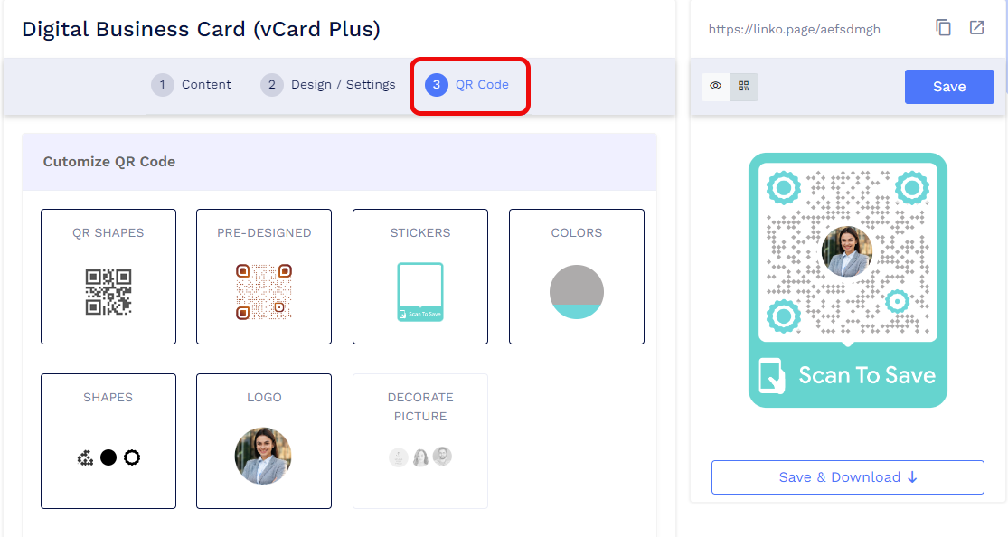 How to Create a Digital Visiting Card for Free? — QRCodeChimp
