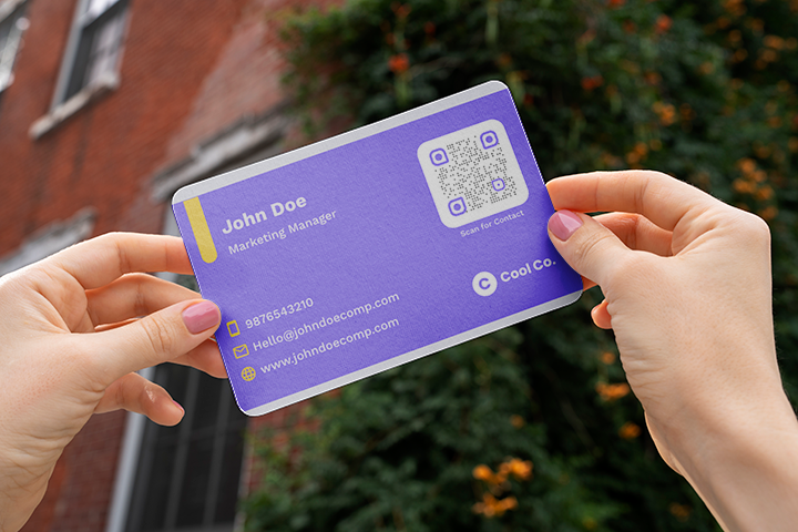¿Cómo crear una tarjeta de visita digital gratis? — QRCodeChimp