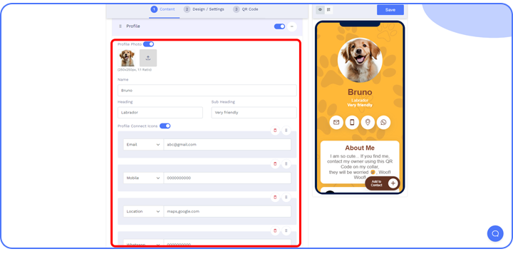 How to Create and Print a Pet ID Tag QR Code — QRCodeChimp