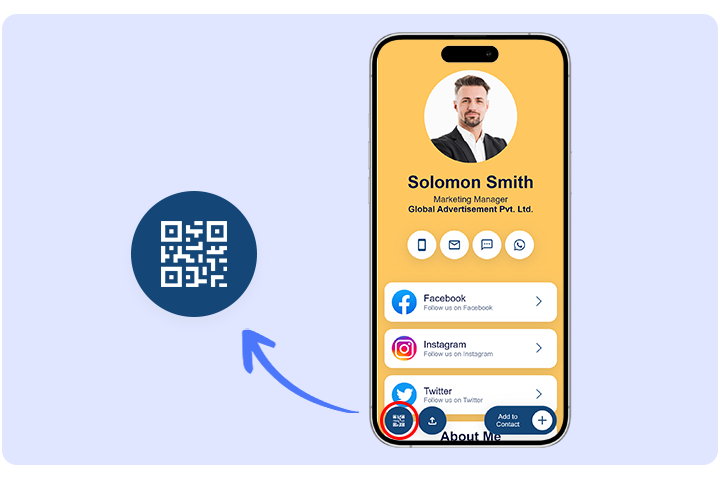 Apple Wallet Digital Business Card - QRCodeChimp