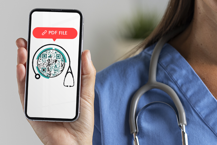 PDF QR Codes for Easy Sharing of Documents in Healthcare