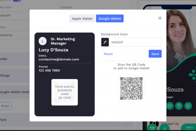 Networking Upgrade- Google Wallet Business Card