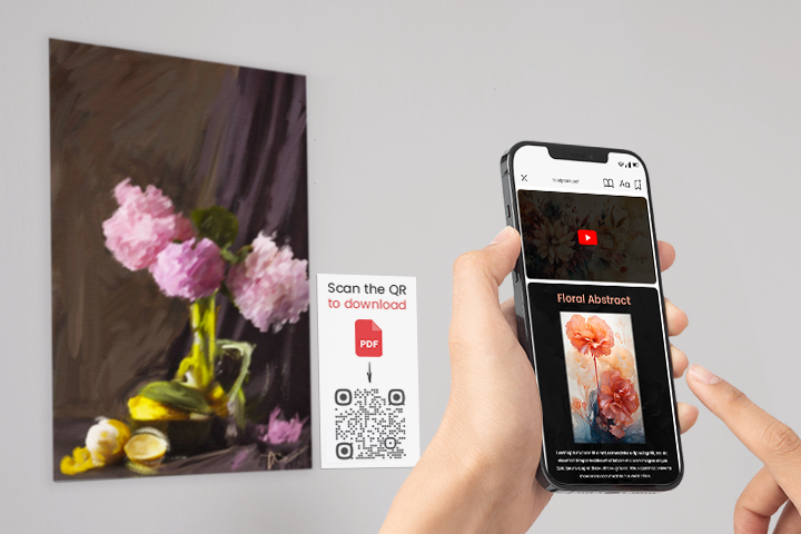 From Sketch to Screen: Using PDF QR Codes for Art Portfolios