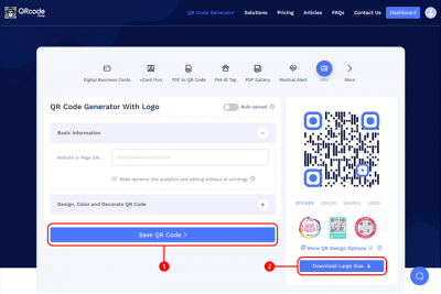 Crea tu código QR gratis, en un minuto