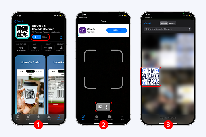 How to Scan a QR Code from the Photos app or Gallery