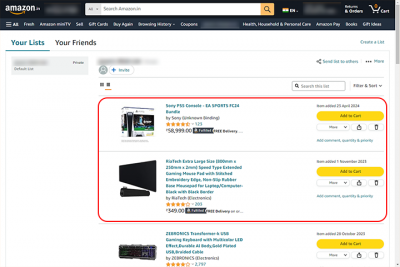 Create a QR code for your Amazon wish list in 3 simple steps