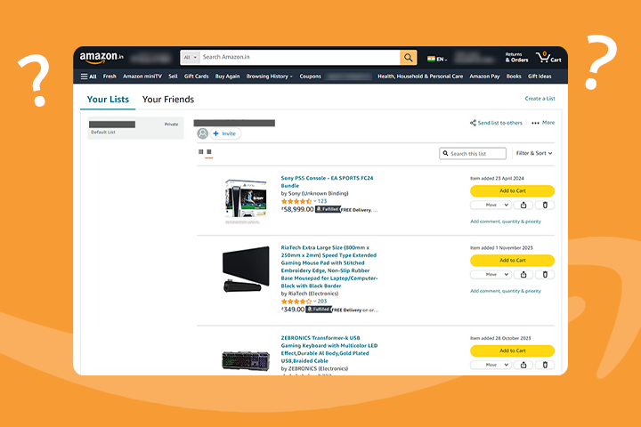 Create a QR code for your Amazon wish list in 3 simple steps