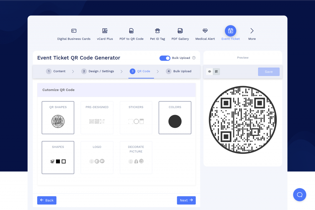 How to Create and Design Event Ticket QR Code?