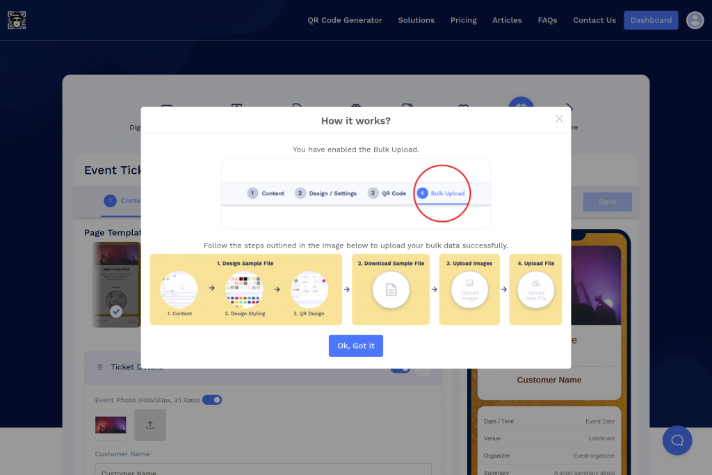 How to Create and Design Event Ticket QR Code?